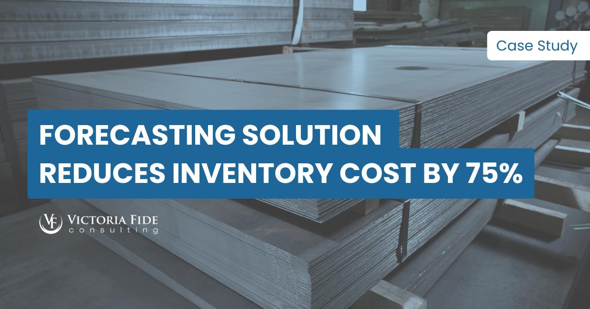 Forecasting Solution Reduces Inventory Cost by 75%